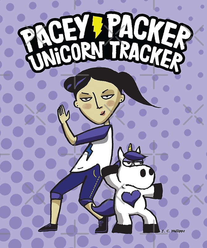 "Pacey Packer Unicorn Tracker Action Pose" by JCPhillipps | Redbubble