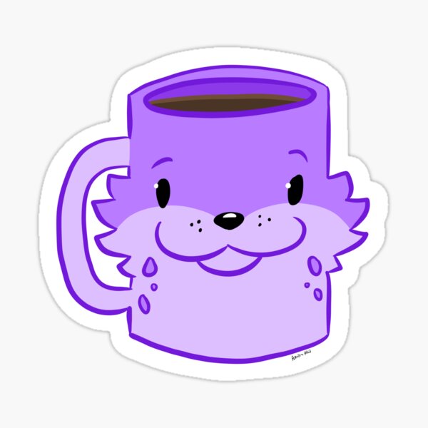 "Coffee Cup Seal" Sticker for Sale by AmiraAllis | Redbubble