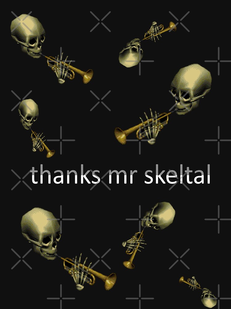 "thanks mr skeltal!" T-shirt for Sale by neon-bullets | Redbubble ...