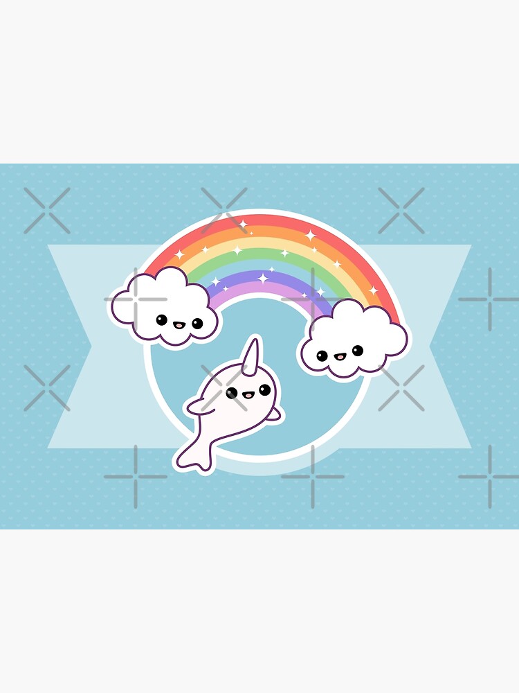 "Flying Narwhal" Framed Art Print for Sale by sugarhai | Redbubble