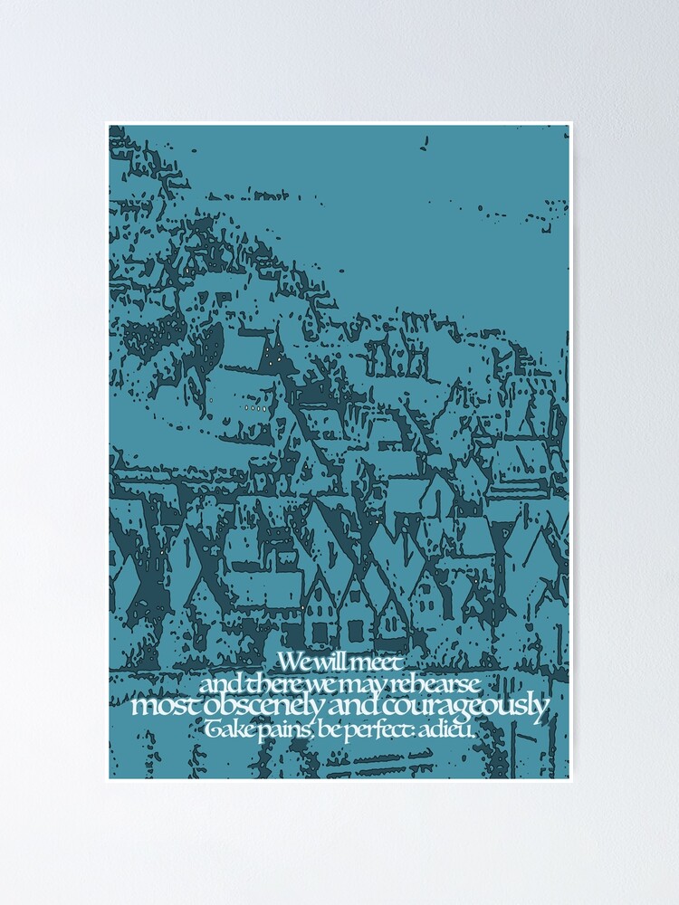 ""Be Perfect: Adieu"" Poster for Sale by nosoonersaid | Redbubble