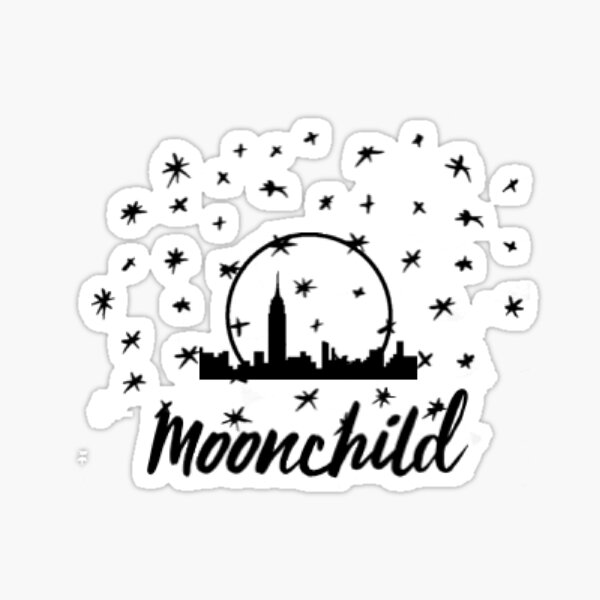 "BTS - Moonchild" Sticker by SeRa202097 | Redbubble