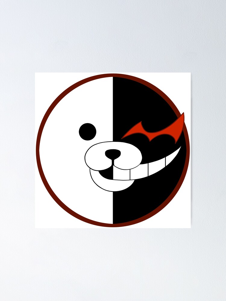 "Monokuma Logo" Poster by maretajumi | Redbubble