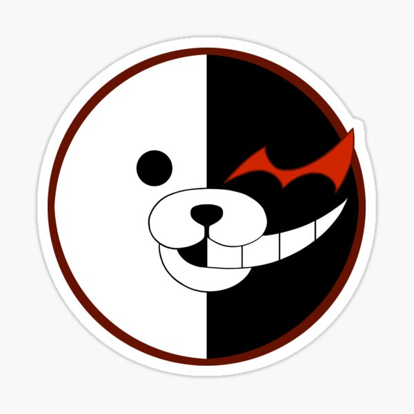 "Monokuma Logo" Sticker for Sale by maretajumi | Redbubble