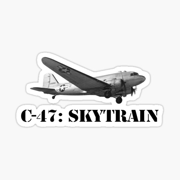 "C47: Skytrain " Sticker for Sale by Jsala | Redbubble