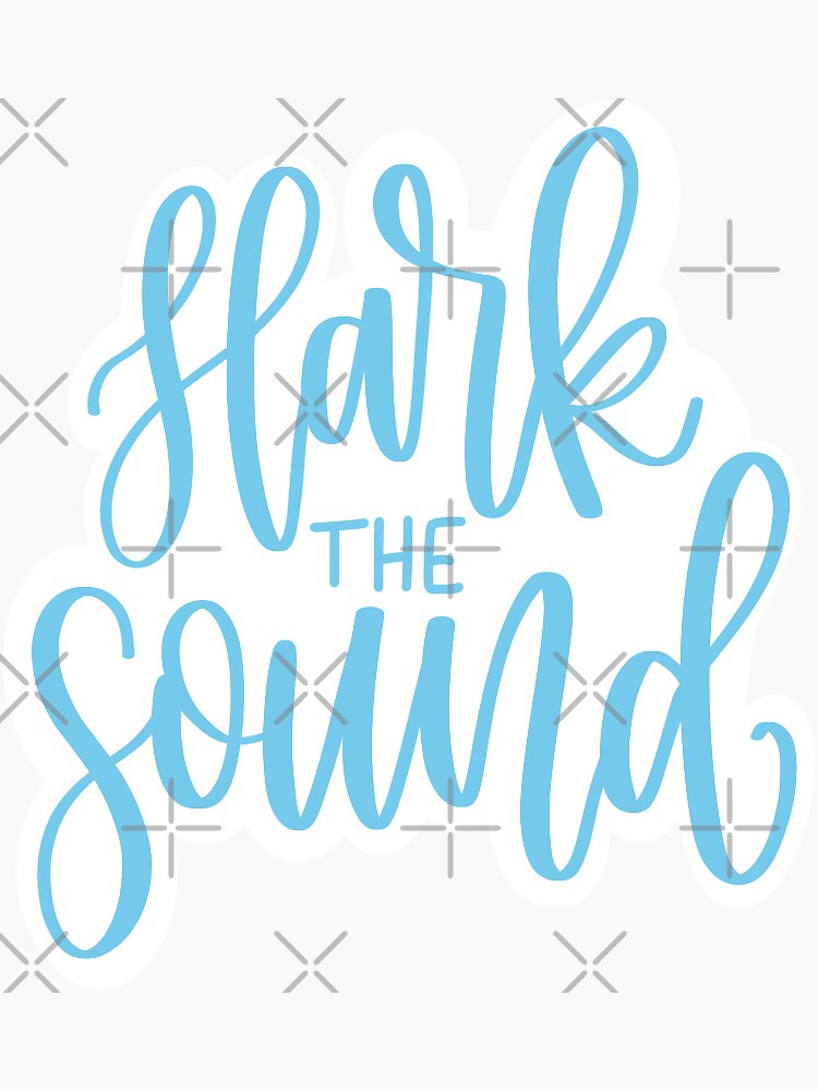 "Hark the Sound" Sticker for Sale by ylimedesigns | Redbubble