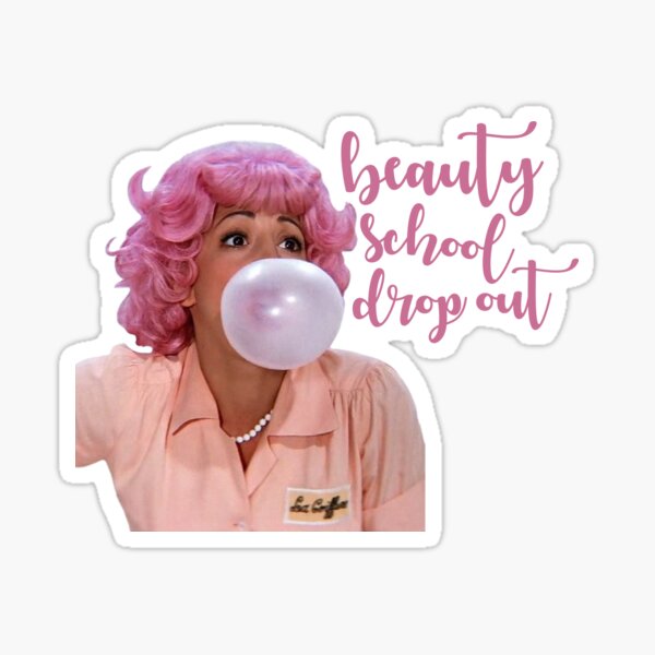 "beauty school drop out" Sticker for Sale by emilynicole718 | Redbubble