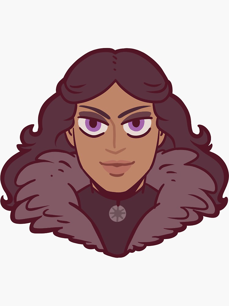 "Yennefer" Sticker by annmonster | Redbubble