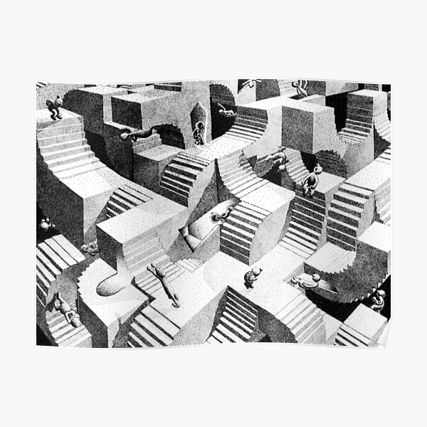 "Escher-esque" Poster by lielosuaeb1 | Redbubble