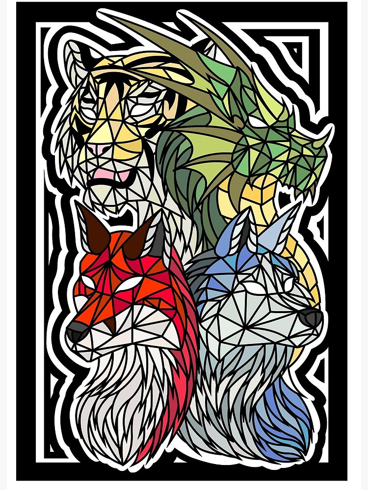 "Animal diversity" Art Board Print by PalmarianFire | Redbubble