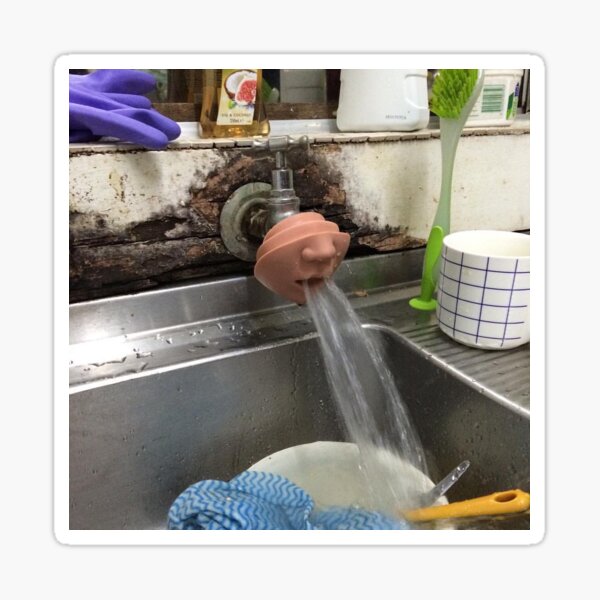 "cursed image" Sticker for Sale by lauren