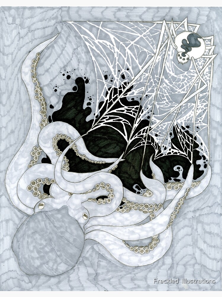 "Eight Legs" Poster by FreckledArt | Redbubble