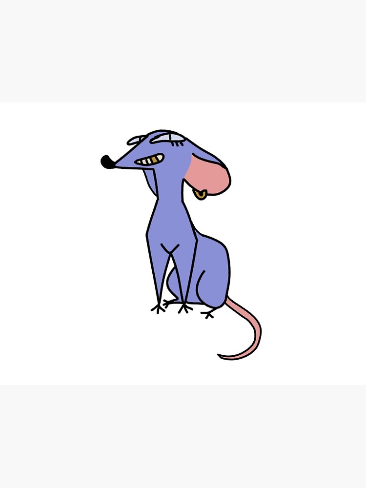 "Gustavo Ghetto Rat Design" Art Print by weirdly-artisic | Redbubble