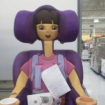 "cursed dora" Postcard for Sale by lauren