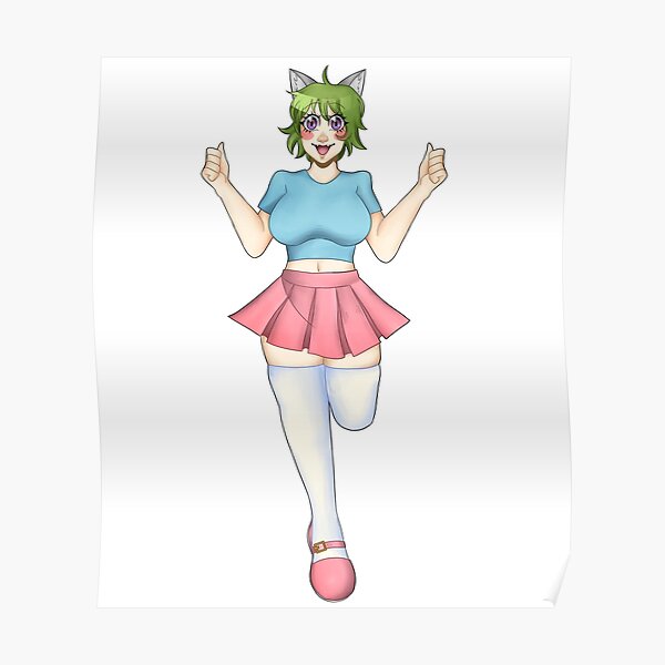 "Raku Chan Nyan Neko Sugar Girls" Poster for Sale by nyanuko | Redbubble