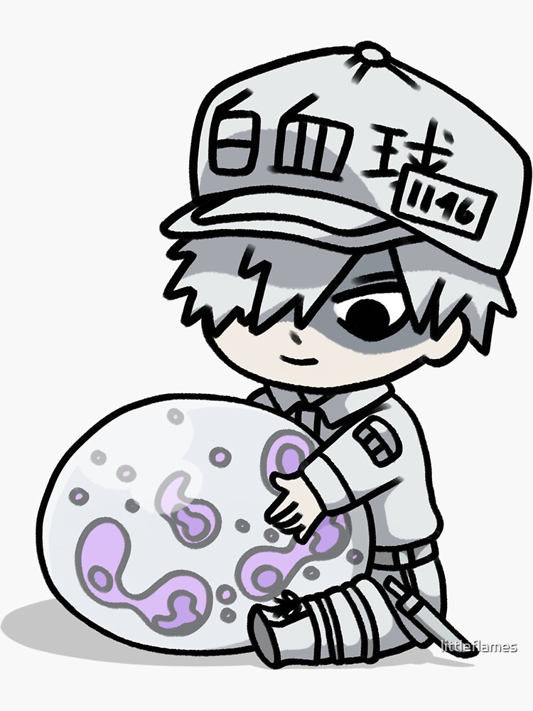 "Cells at Work! White Blood Cell Neutrophil" Sticker for Sale by ...