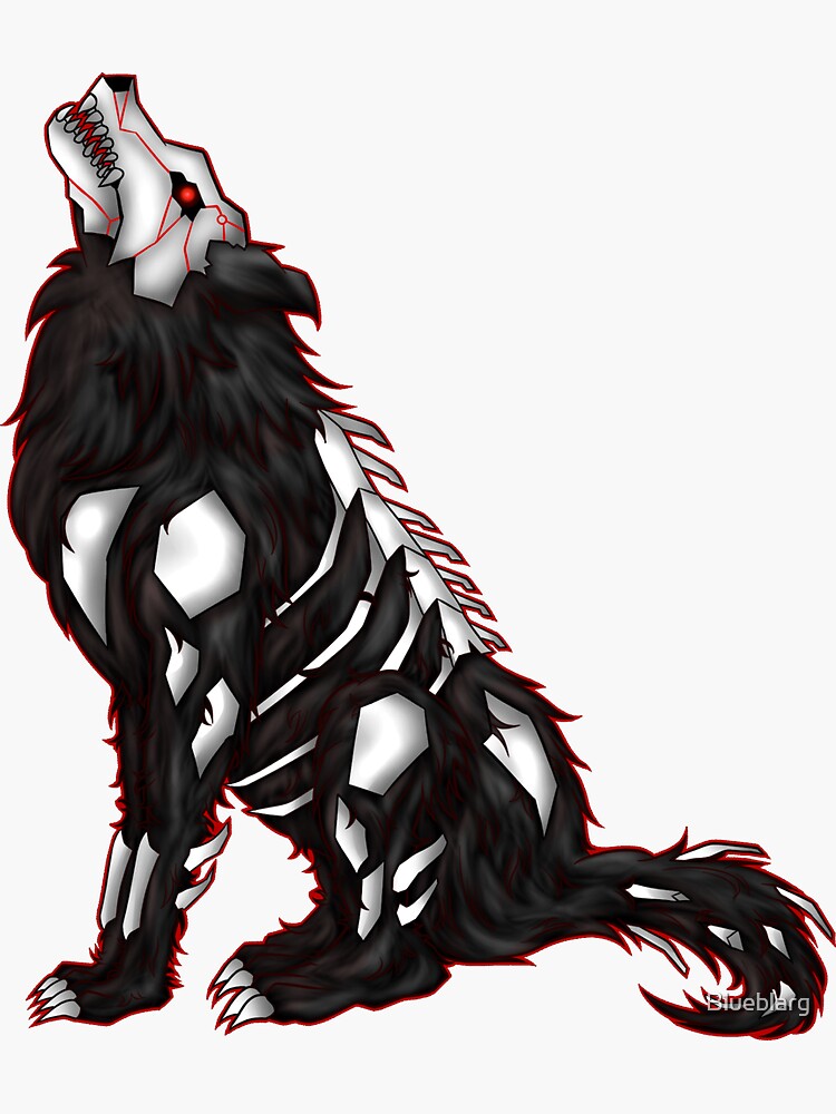 "Grimm Wolf" Sticker for Sale by Blueblarg | Redbubble