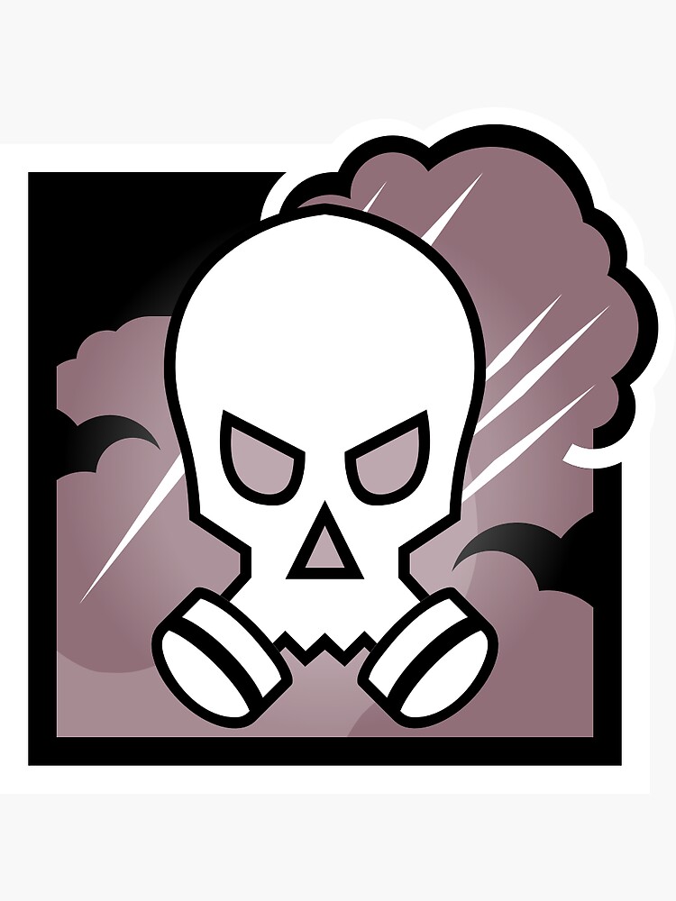 "smoke r6" Sticker for Sale by lennix007 | Redbubble
