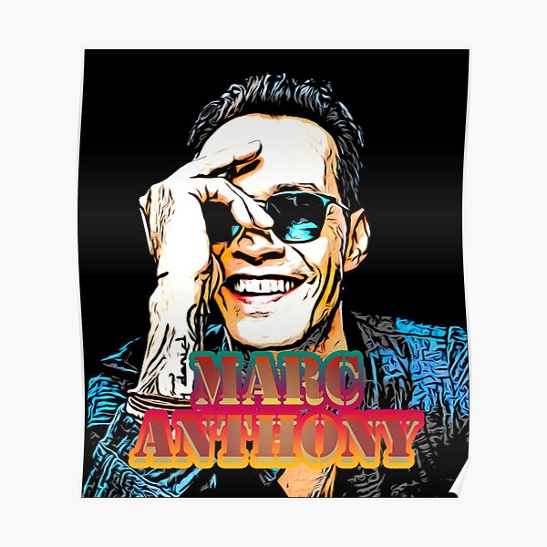 "Marc Anthony Opus 2020" Poster by yoddmostrom | Redbubble