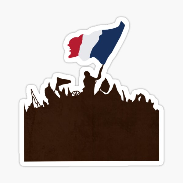 "Les mis barricade" Sticker for Sale by Erika Dierke | Redbubble