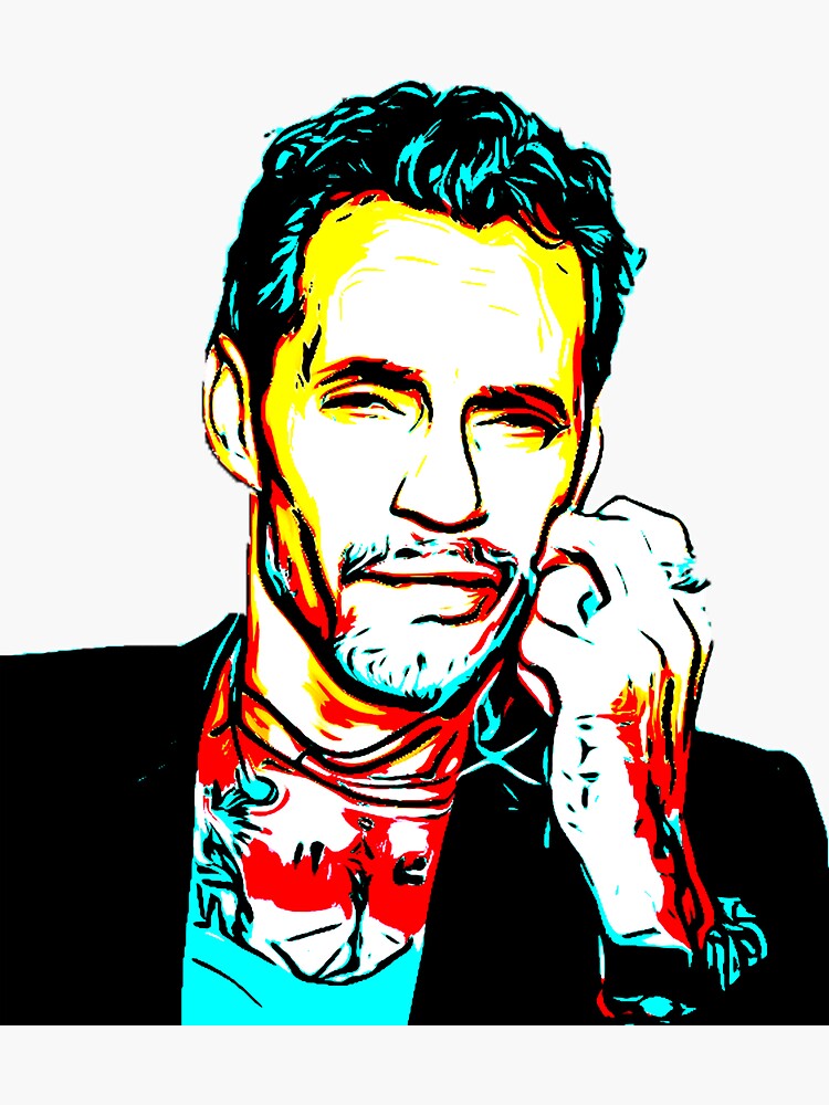 "Marc Anthony" Sticker for Sale by yoddmostrom | Redbubble