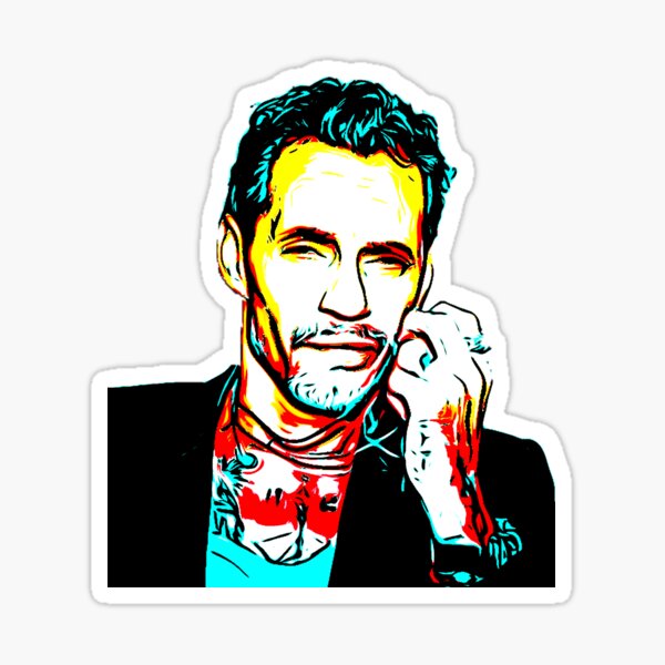 "Marc Anthony" Sticker for Sale by yoddmostrom | Redbubble