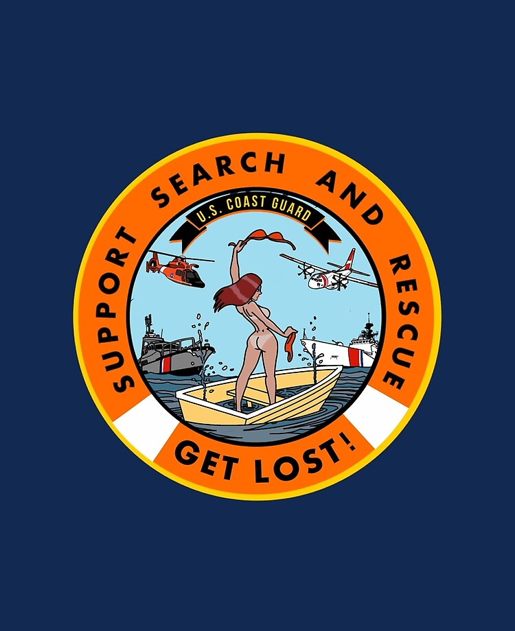 "USCG Support Search and Rescue - Get Lost!" iPad Case & Skin for Sale ...