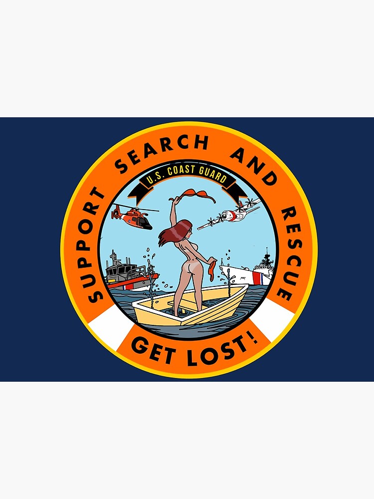 "USCG Support Search and Rescue - Get Lost! V2" Photographic Print by ...