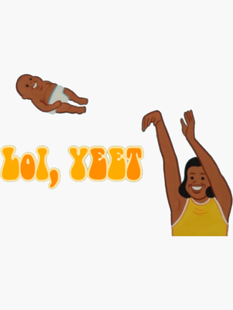 "Baby Yeet Meme" Sticker for Sale by marcey7 | Redbubble