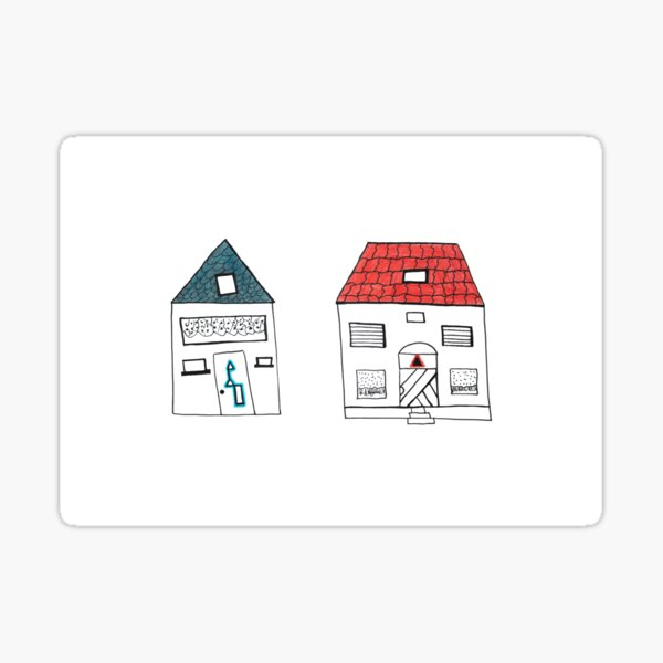 "Neighbors" Sticker by ashleybethart | Redbubble
