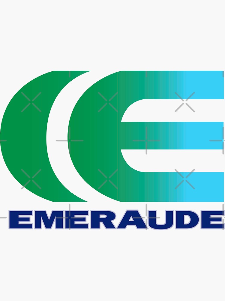"Armored Core Emeraude corporate logo" Sticker for Sale by Retired ...