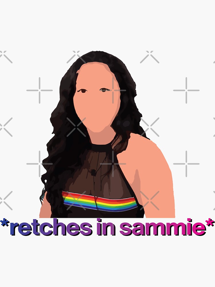 "Retches in Sammie - The Circle" Sticker by CullenWullen10 | Redbubble