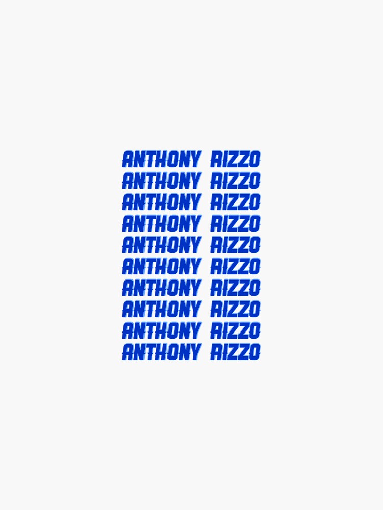 "Anthony Rizzo " Sticker by leahgrace7 | Redbubble