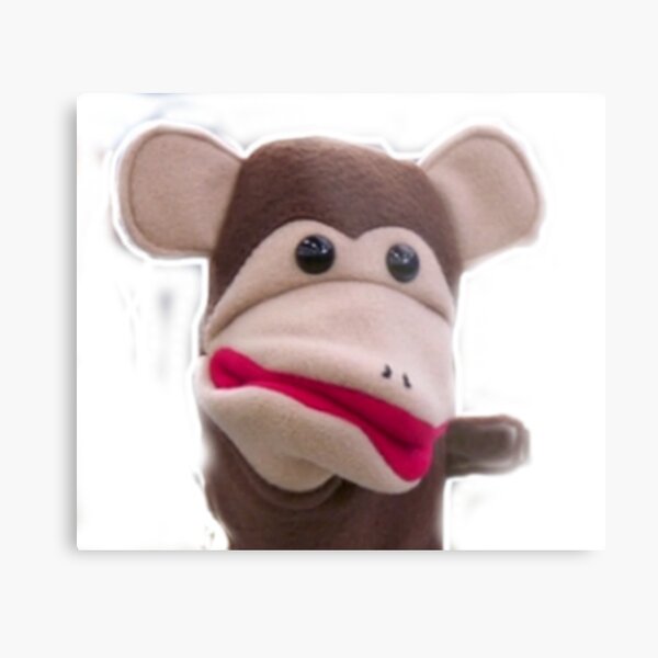 Monkey Puppet Metal Prints | Redbubble