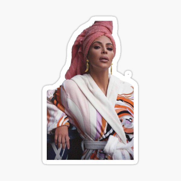 "Kim being ICONIC" Sticker by veronica-lopez | Redbubble