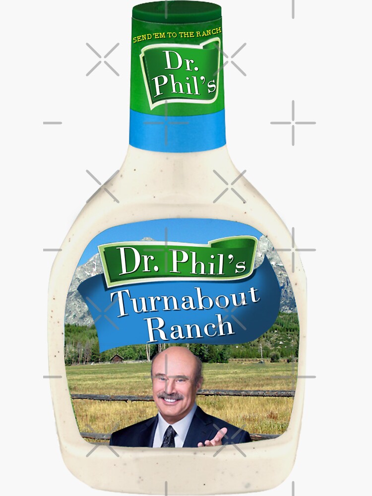 "Dr. Phil's Turnabout Ranch" Sticker for Sale by LunaHarker | Redbubble