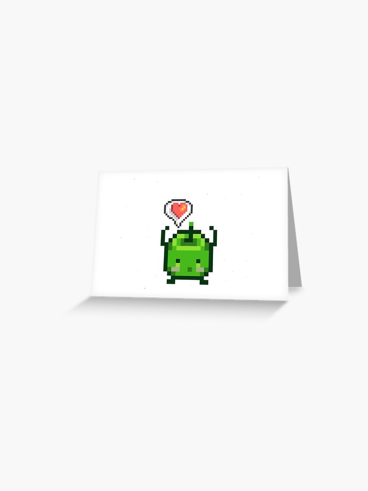 "junimo with heart emote" Greeting Card for Sale by lightningsponge ...