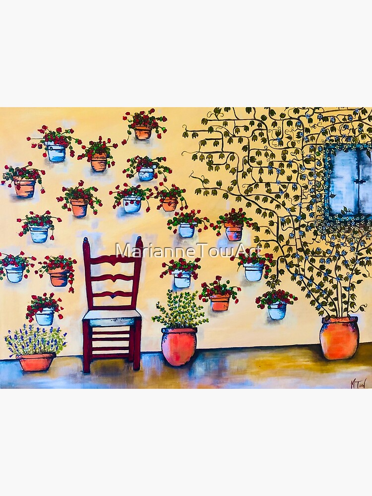 "Sit and Think" Poster by MarianneTowArt | Redbubble