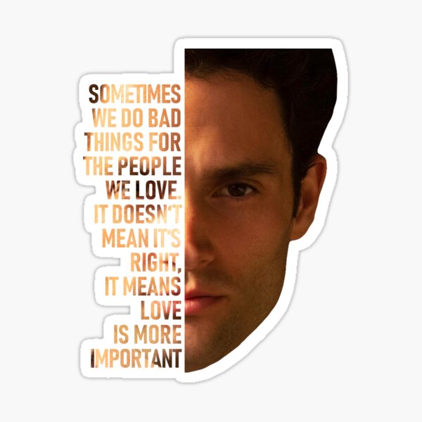 "You Joe Goldberg " Sticker for Sale by MarcoPolok | Redbubble