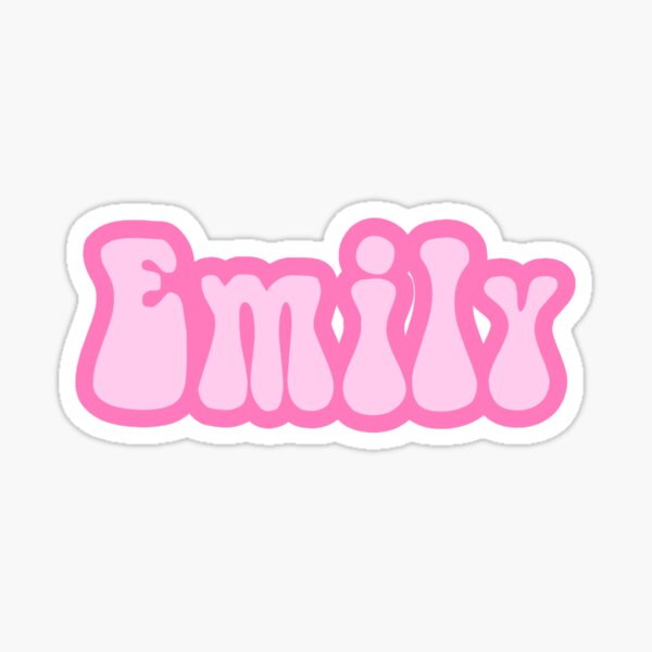 "emily" Sticker by Gbens | Redbubble