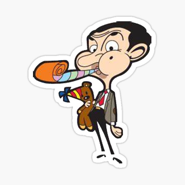 Mr Bean Stickers | Redbubble