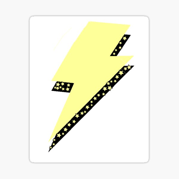 "Cute Lightning Bolt Design" Sticker for Sale by rwembuisness | Redbubble