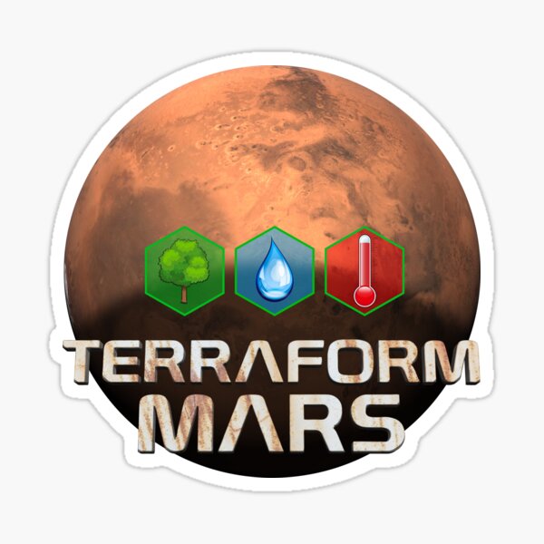 "Terraforming Mars - Hex Tiles" Sticker for Sale by MicahBurke | Redbubble