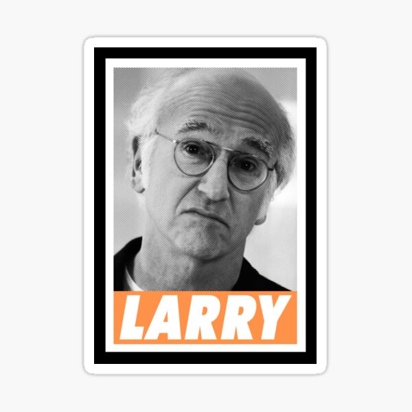 "Larry David - Retro" Sticker for Sale by BlueDoctor | Redbubble
