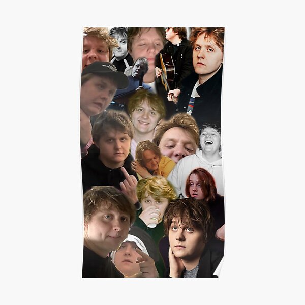 "Lewis Capaldi Collage" Poster for Sale by tpwksienna | Redbubble