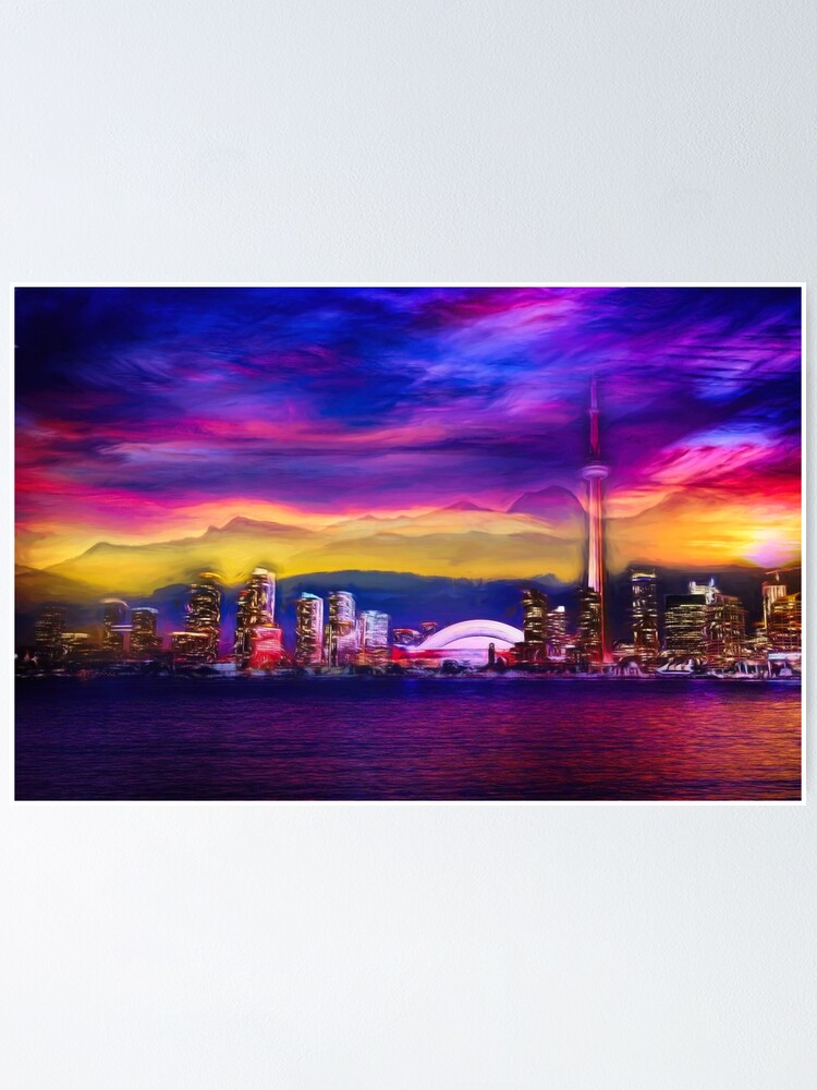 "Night lights" Poster for Sale by JassysART | Redbubble
