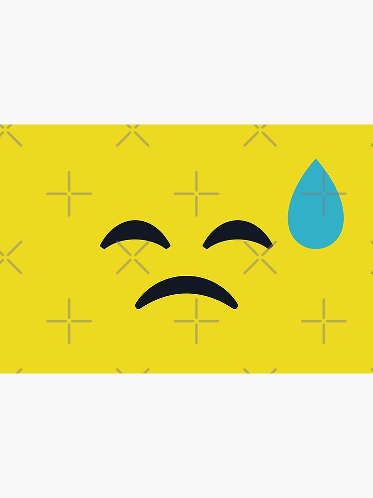 "Sad Sweat Smiley, Downcast, Cold Sweat, Emoticon, Cute and Funny Emoji ...