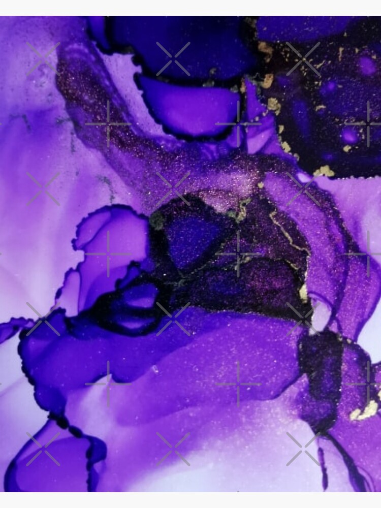 Poster « Art à l'encre violette originale de Valiron », par Paulele ...