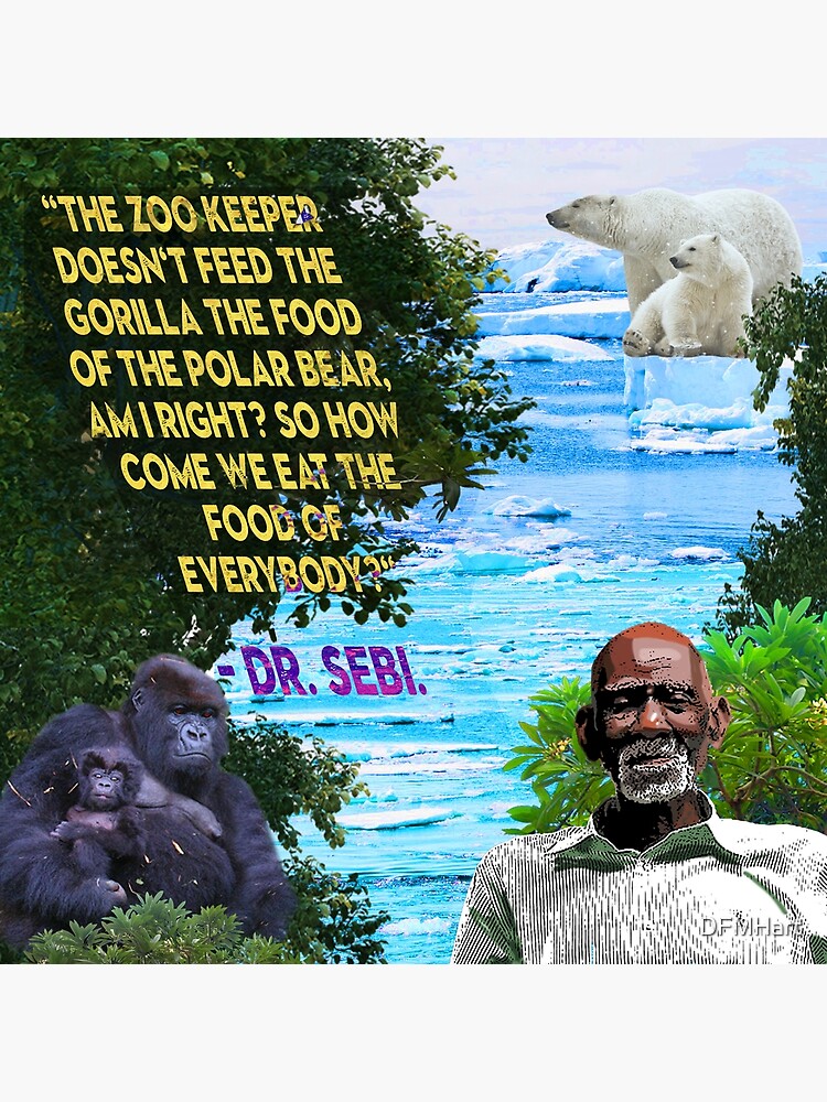 "Dr Sebi Quote" Poster for Sale by DFMHart | Redbubble