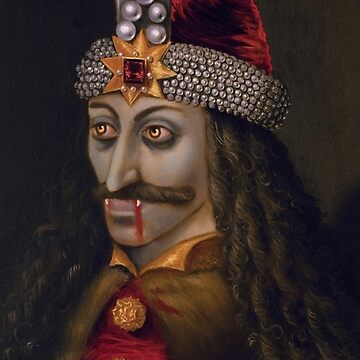 "Vampiric Portrait of Vlad the impaler" Sticker for Sale by Geekimpact ...